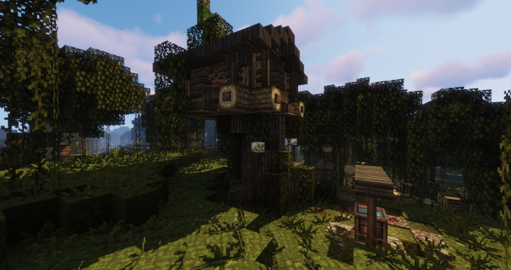 Small Fantasy Witch Shack Minecraft Map