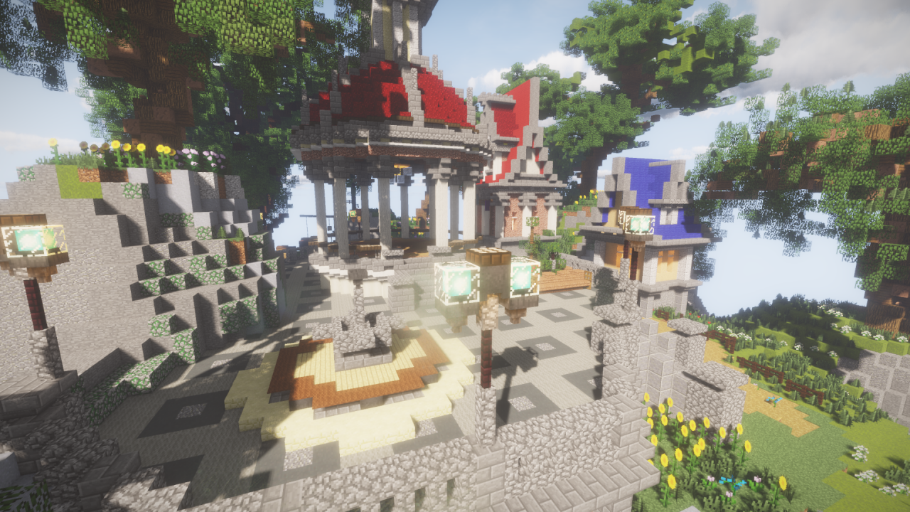 SkyWay|HUB/SPAWN Minecraft Map