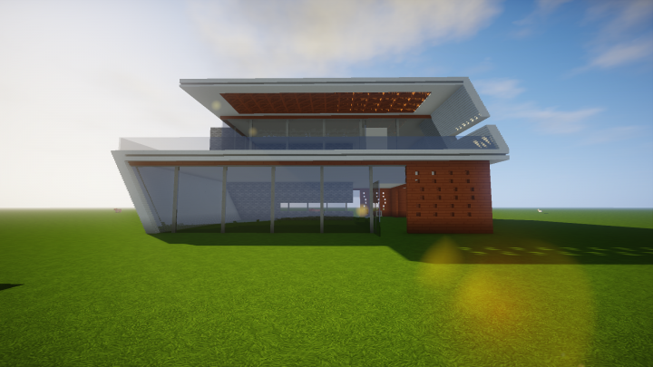 Modern house - Chisel&Bits Minecraft Map