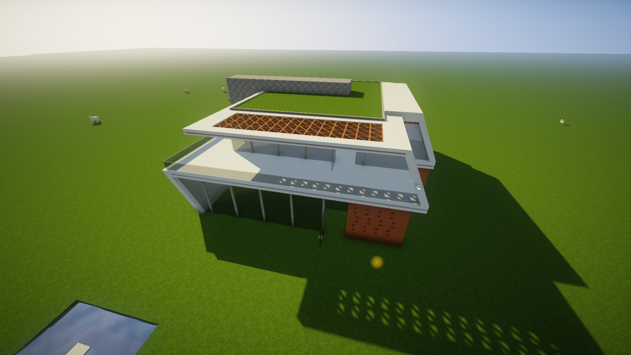 Modern house - Chisel&Bits Minecraft Map