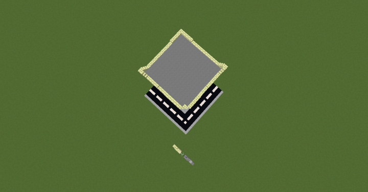 Simple Corner City Building Minecraft Map
