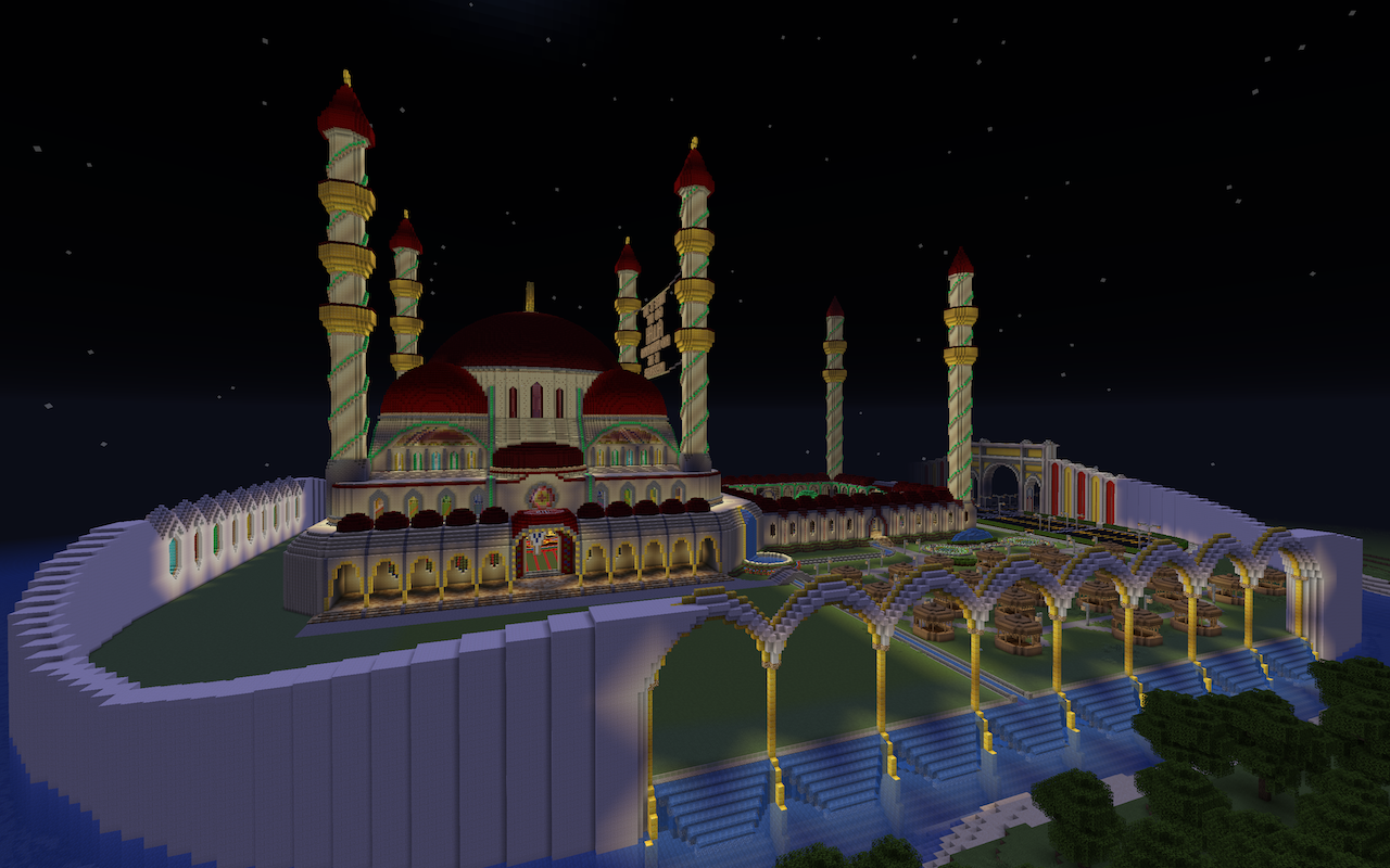 THE RED MOSQUE | by Lux Deos | Updated with DOWNLOAD LINK Minecraft Map