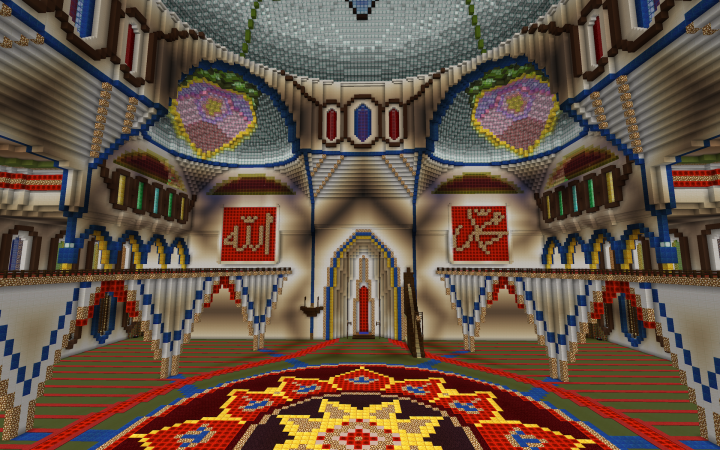 THE RED MOSQUE | Architect Nuri (LuxDeos) Minecraft Map