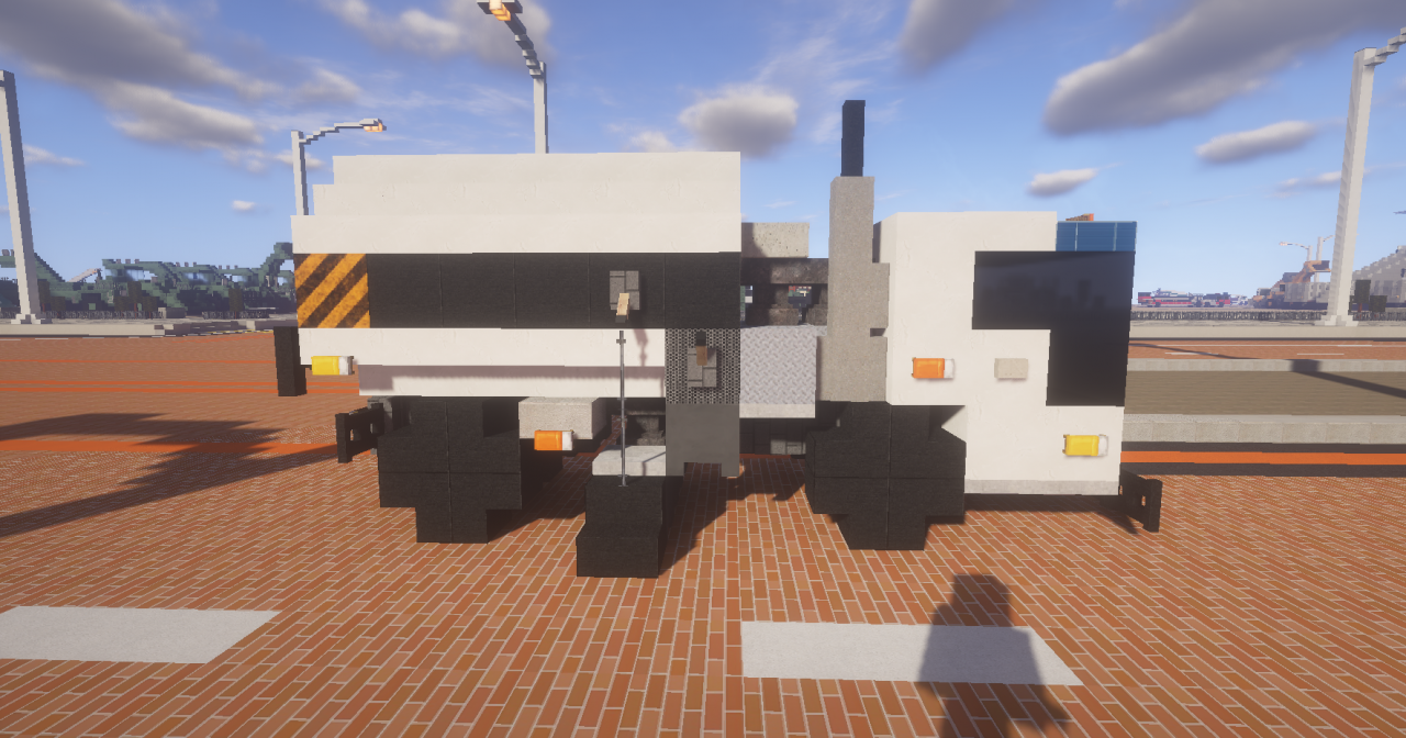 1.5:1 Scale Mack Mid-Liner and Mack DM Street Sweepers. Minecraft Map