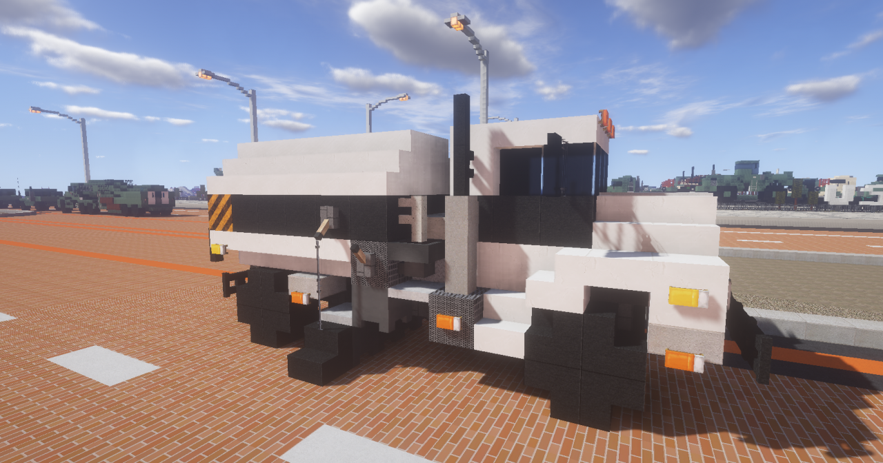 1.5:1 Scale Mack Mid-Liner and Mack DM Street Sweepers. Minecraft Map