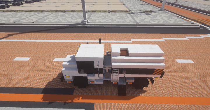 1.5:1 Scale Mack Mid-Liner and Mack DM Street Sweepers. Minecraft Map