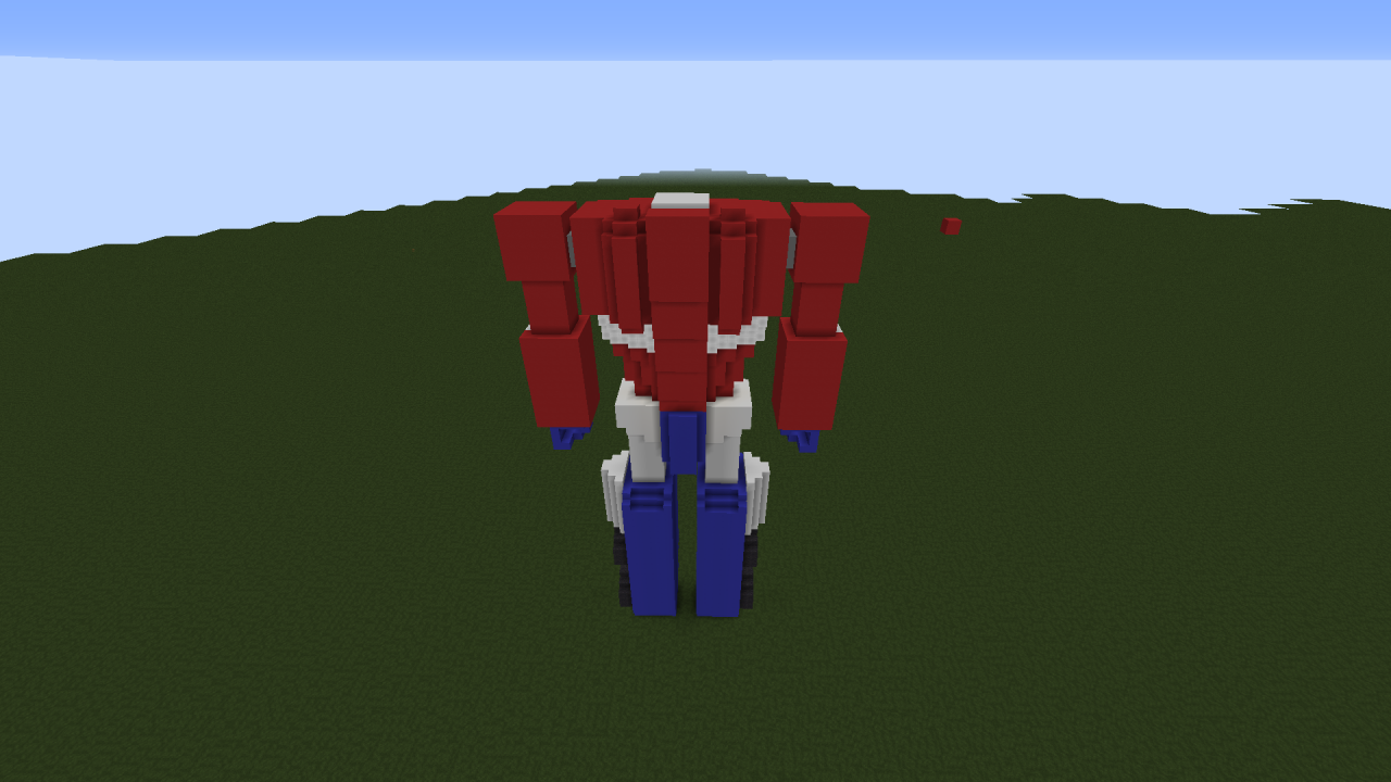Unfinished Optimus Prime Schematic Minecraft Map