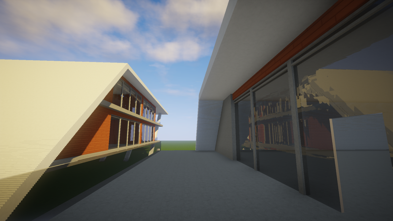 Modern house - Chisel&Bits 2 Minecraft Map