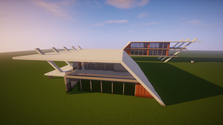 Modern house - Chisel&Bits 2 Minecraft Map