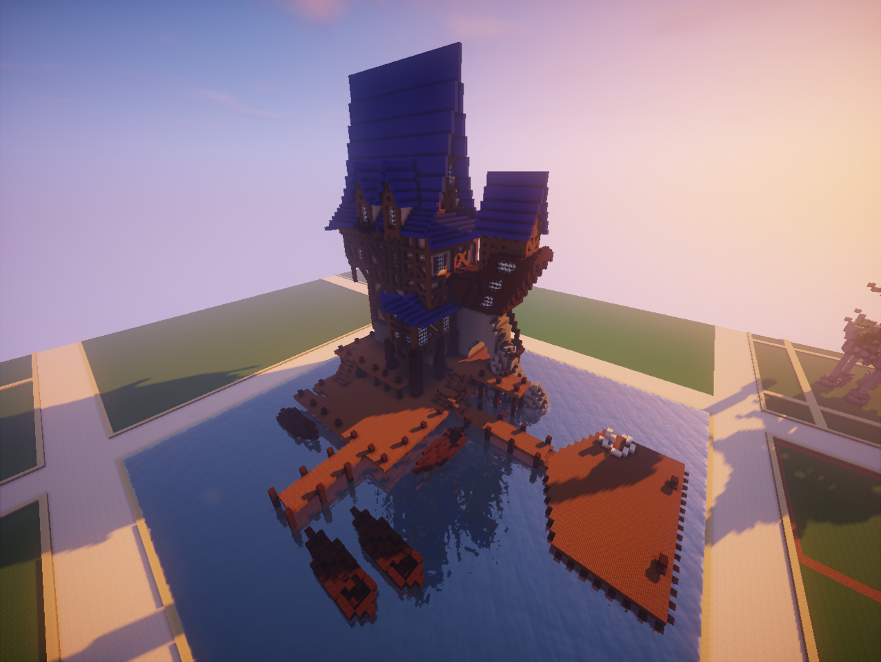 Medieval Port House Minecraft Map