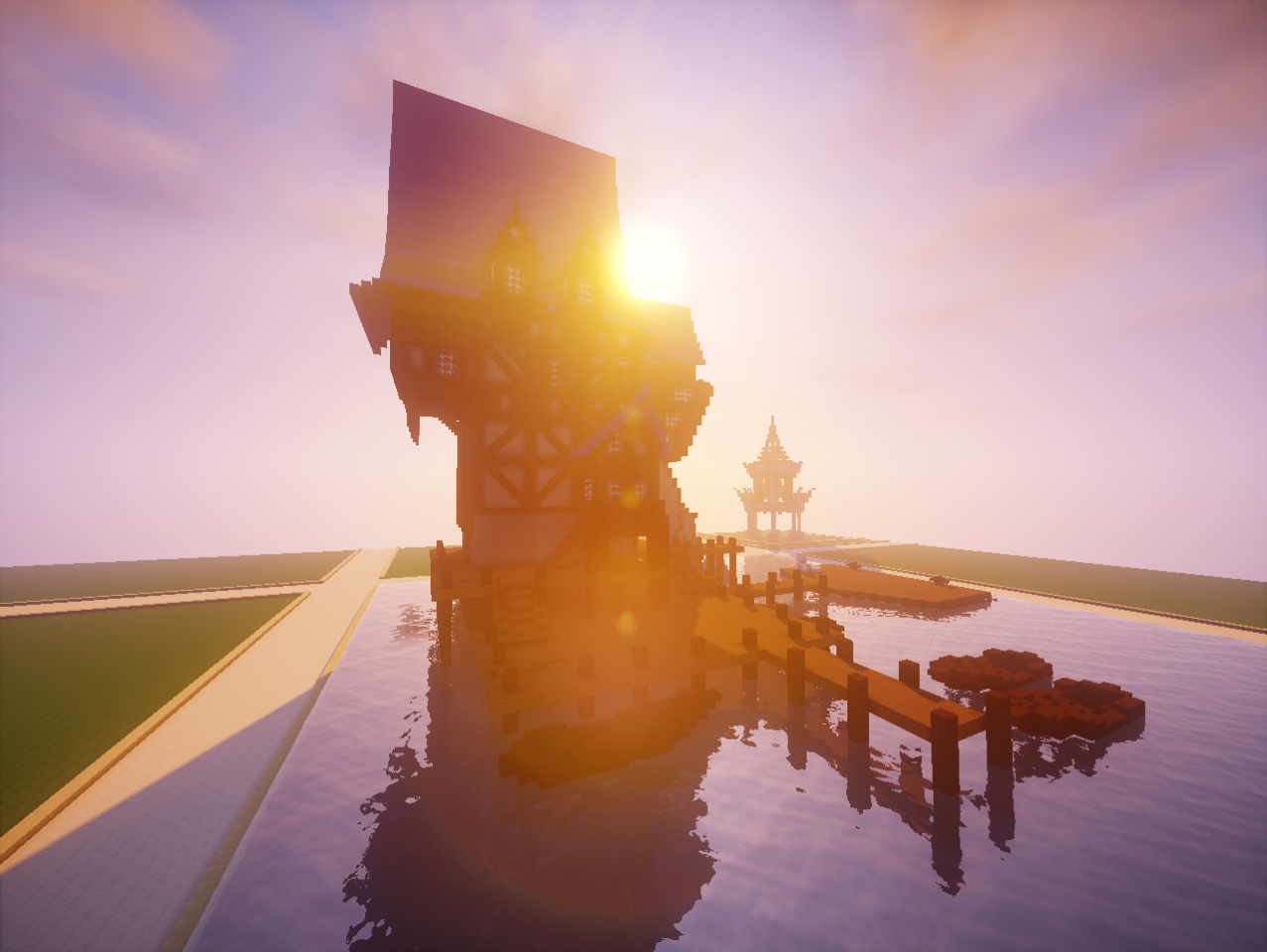 Medieval Port House Minecraft Map