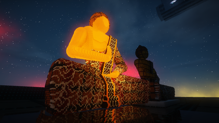 Buddha statue - Chisel&bits Minecraft Map