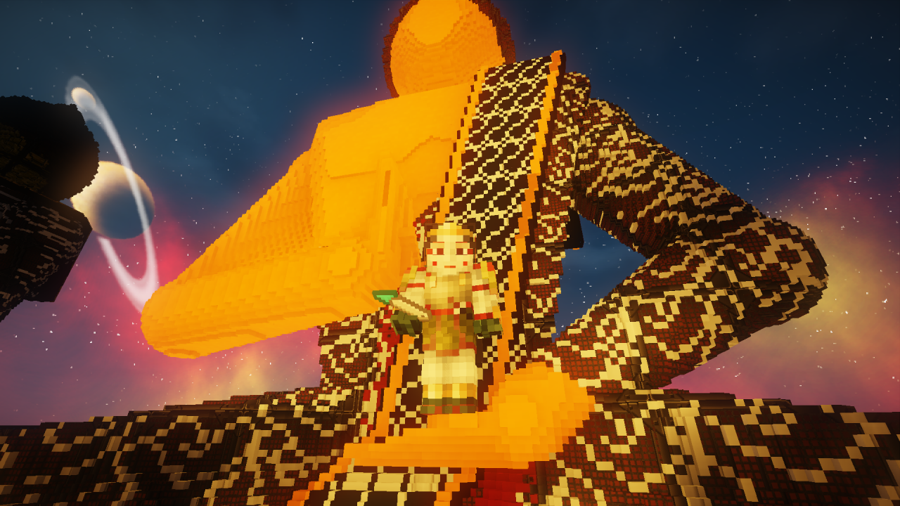 Buddha statue - Chisel&bits Minecraft Map