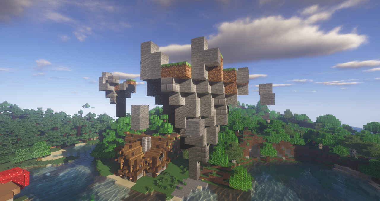 Epic Floating Islands Tutorial! Minecraft Map