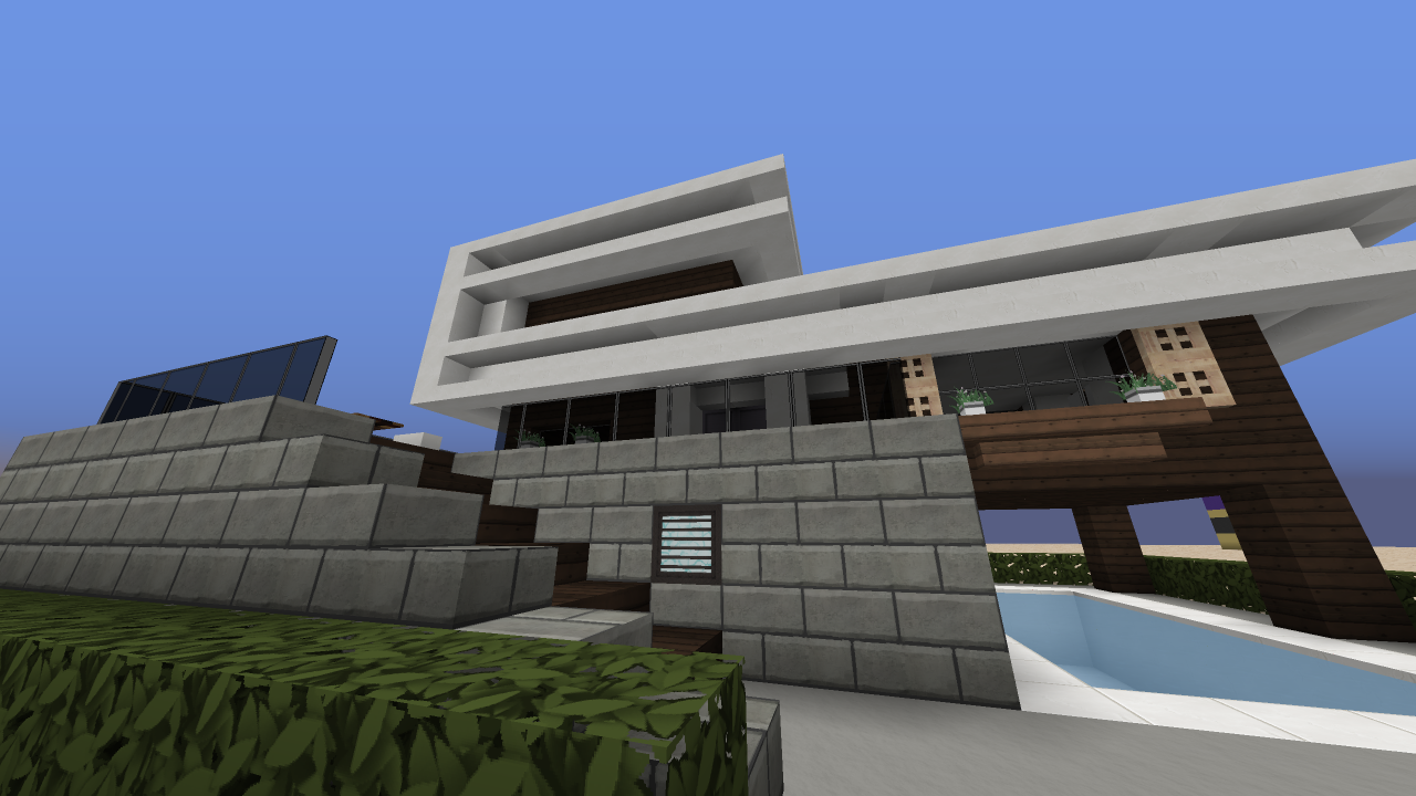 Modern Mansion (Dark Oak) Minecraft Map