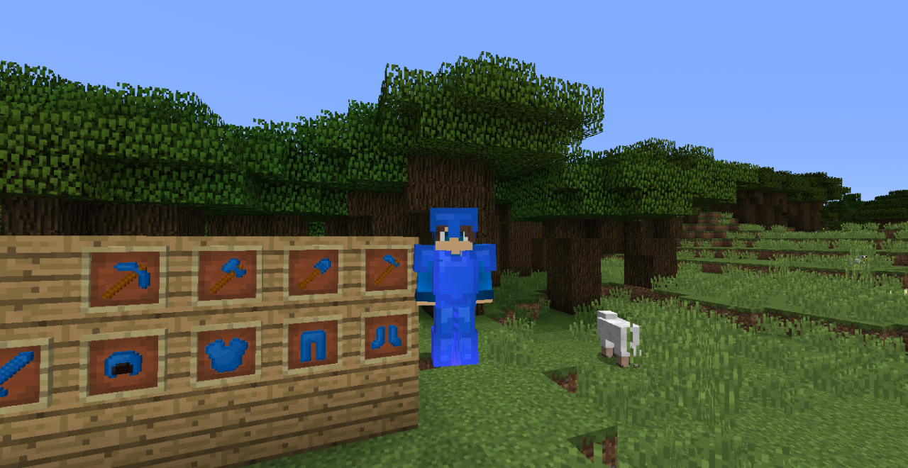 The Dark Blue Diamond PvP Pack Minecraft Texture Pack