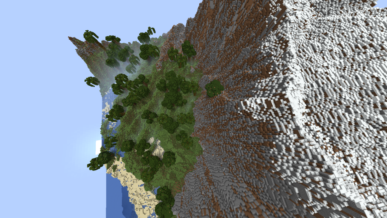 New island Minecraft Map