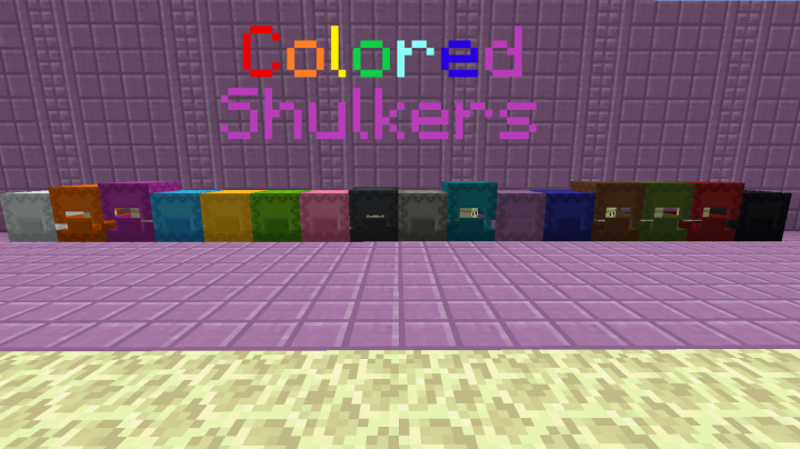 Colored Shulkers Minecraft Texture Pack