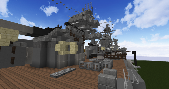 BB-35 USS Texas (1944) Minecraft Map