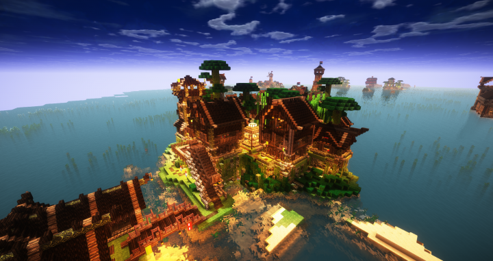 Island Towns Minecraft Map