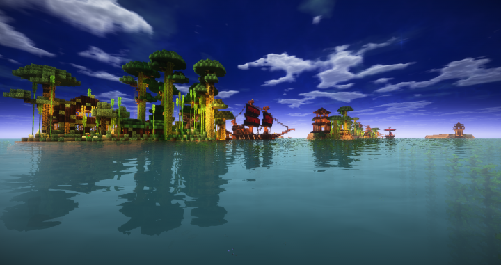 Island Towns Minecraft Map