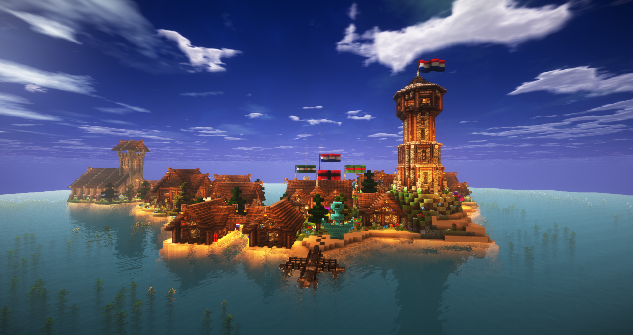 Island Towns Minecraft Map