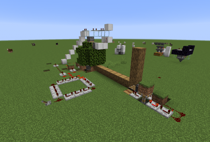 auto tree farm Minecraft Map