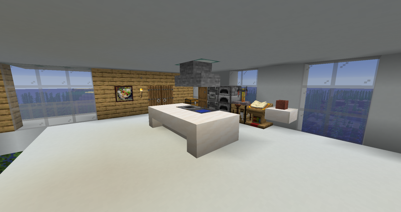 Floating Villa Minecraft Map