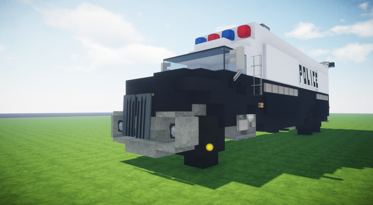 Police Mobile Command Vehicle Minecraft Map