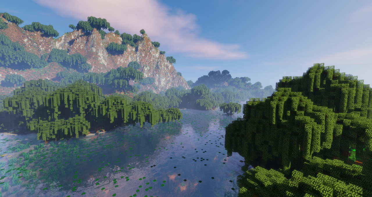 Milwen - A swampy fantasy terrain Minecraft Map