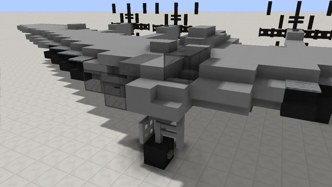 Heavy Bomber Northrop XB-35 Minecraft Map