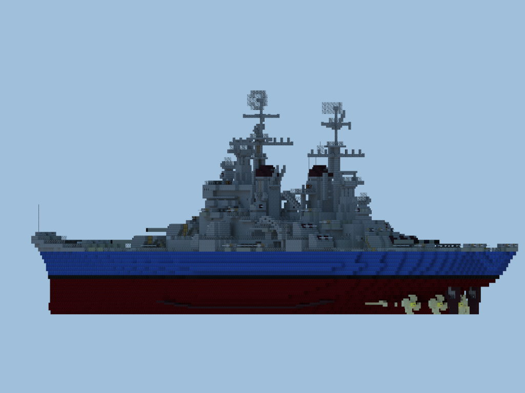 RNS Nereus Class Battleship Minecraft Map