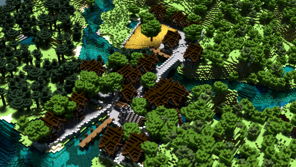Fantasy Village Minecraft Map
