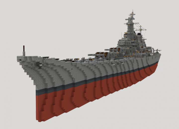 USS Iowa (BB-61) Minecraft Map