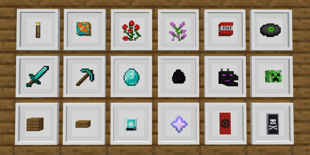 Modern Frames [1.11 - 1.16.2+] Minecraft Texture Pack