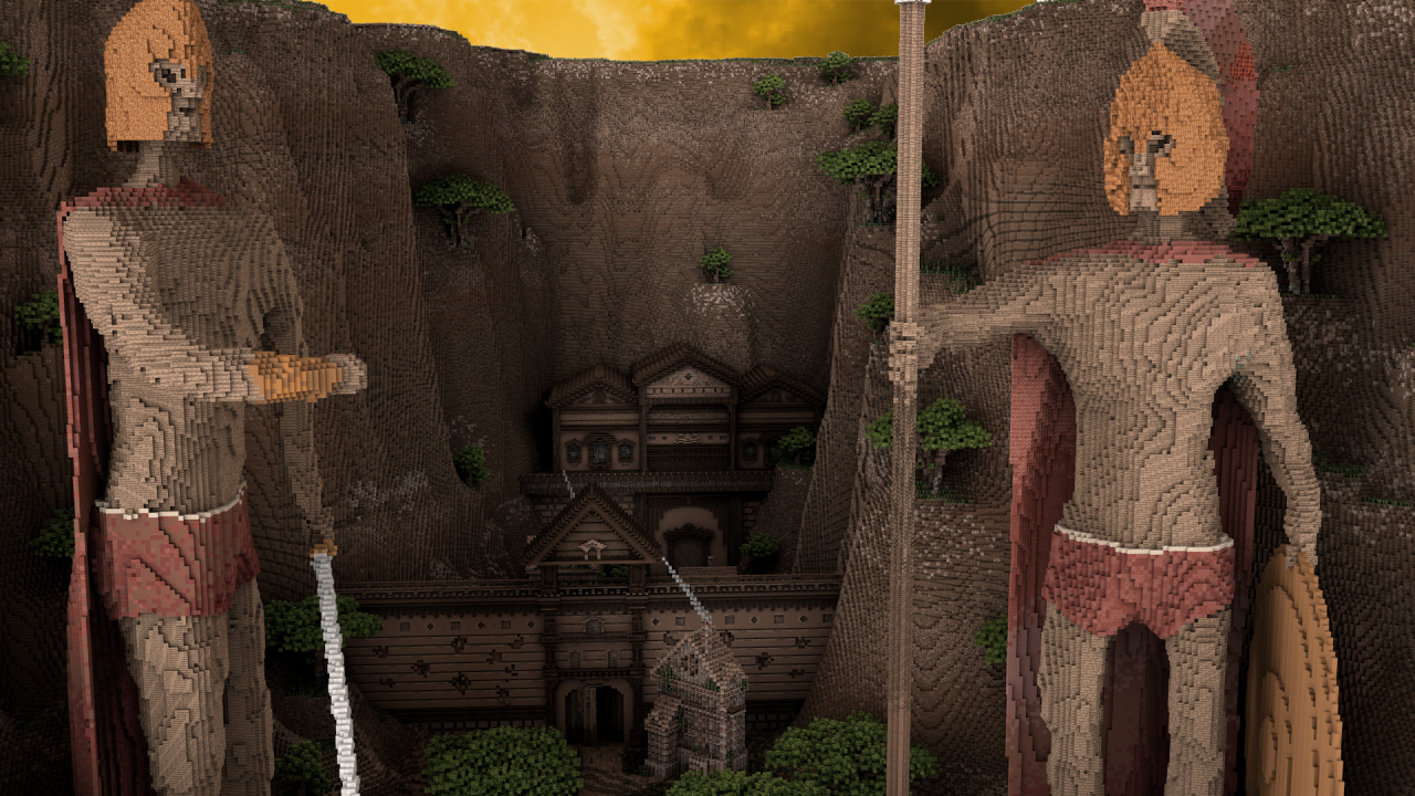 Spartan Gorge Minecraft Map