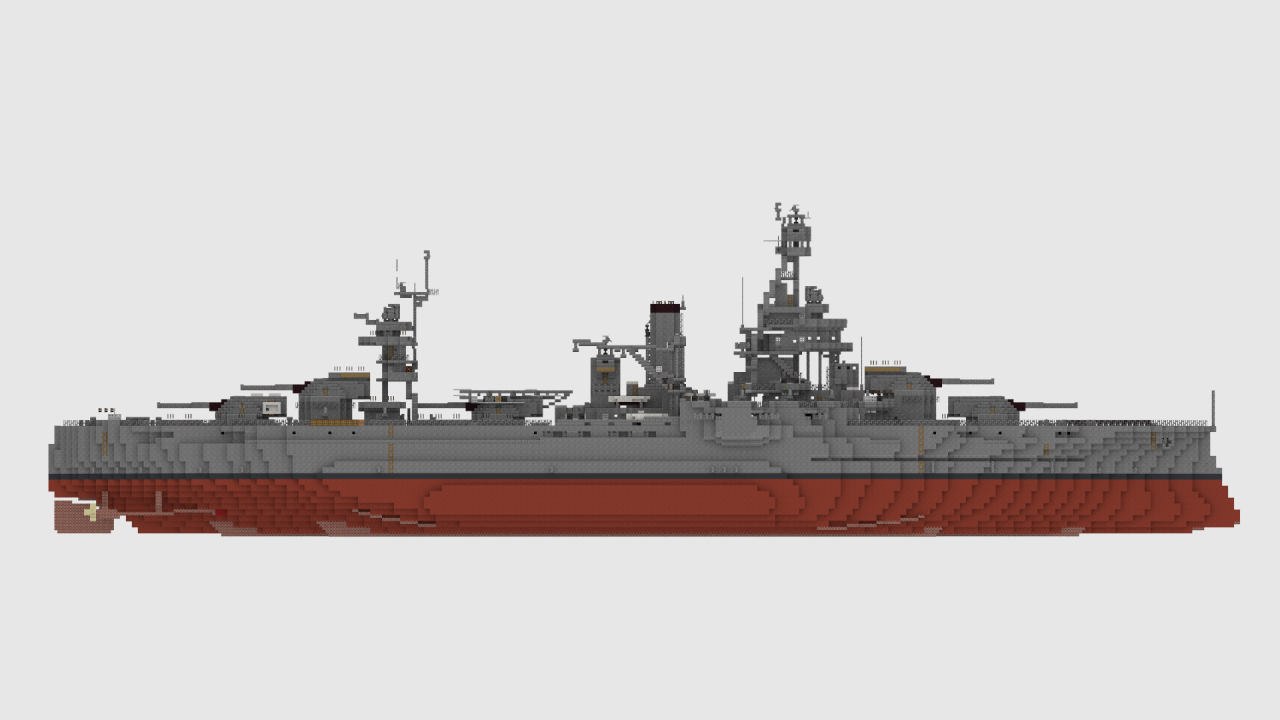 Minecraft USS Texas BB-35 Minecraft Map