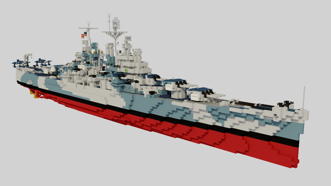 Cleveland-class USS Astoria (CL-90) Minecraft Map