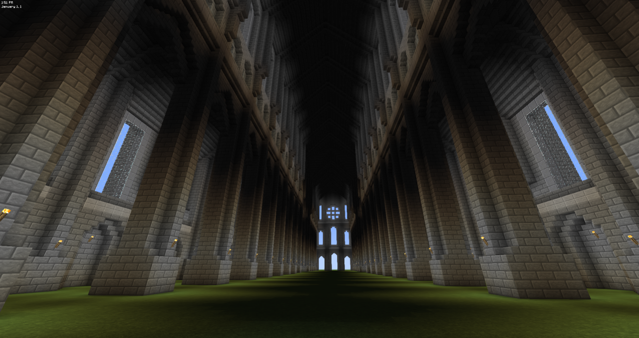 First Cathedral! Minecraft Map