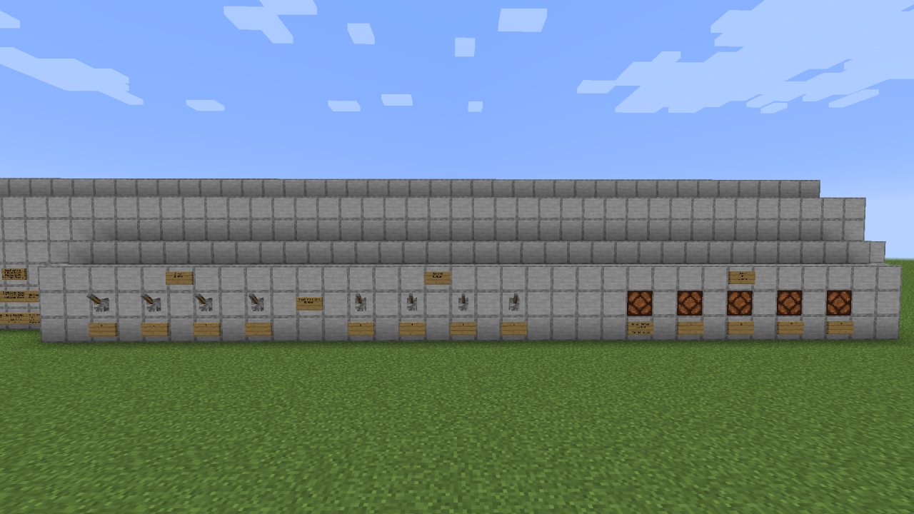4-Bit Calculator 4B01 (1.14.3) Minecraft Map