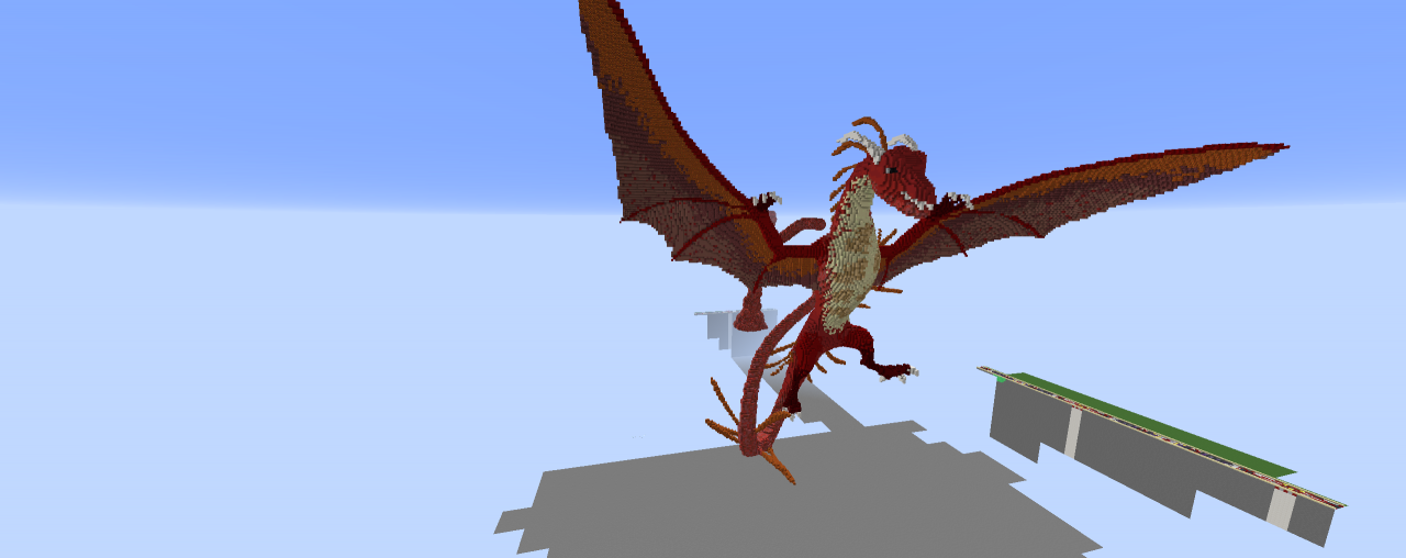 Volcano Dragon Minecraft Map