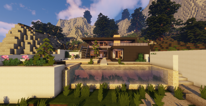 Breeze | A Contemporary Beach House Minecraft Map