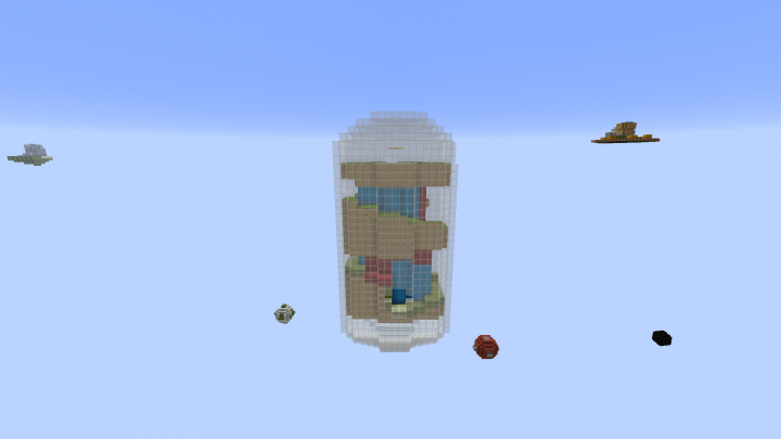 Super mario Galaxy in minecraft! Minecraft Map