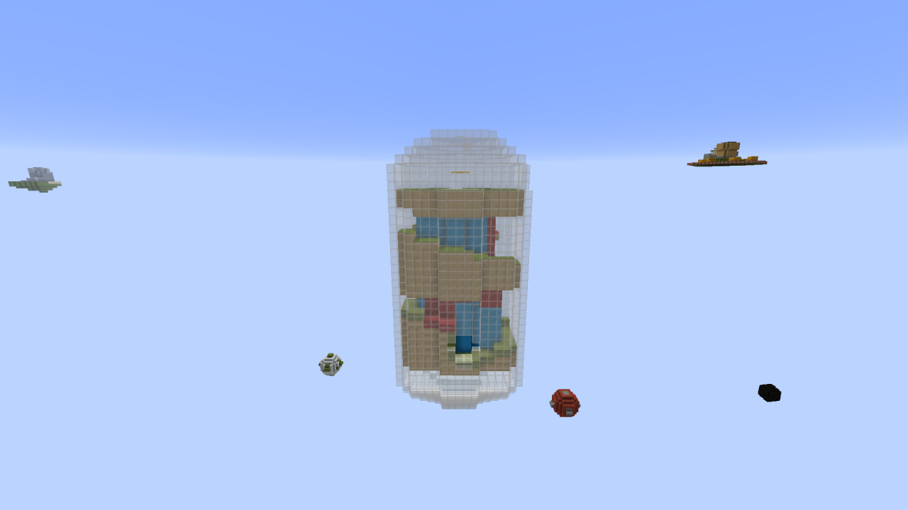 Super mario Galaxy in minecraft! Minecraft Map