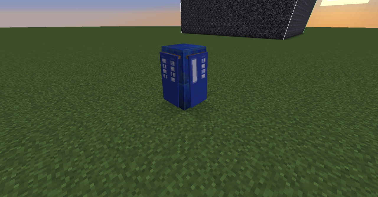 TARDIS - [Structure Block] - Doctor Who Minecraft Mod