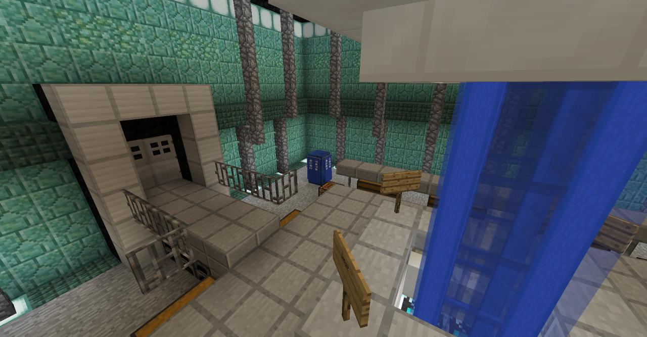 TARDIS - [Structure Block] - Doctor Who Minecraft Mod