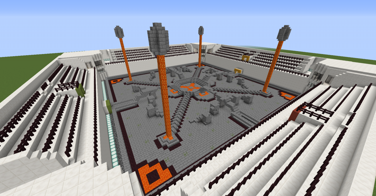 Structure Block Arena Minecraft Mod
