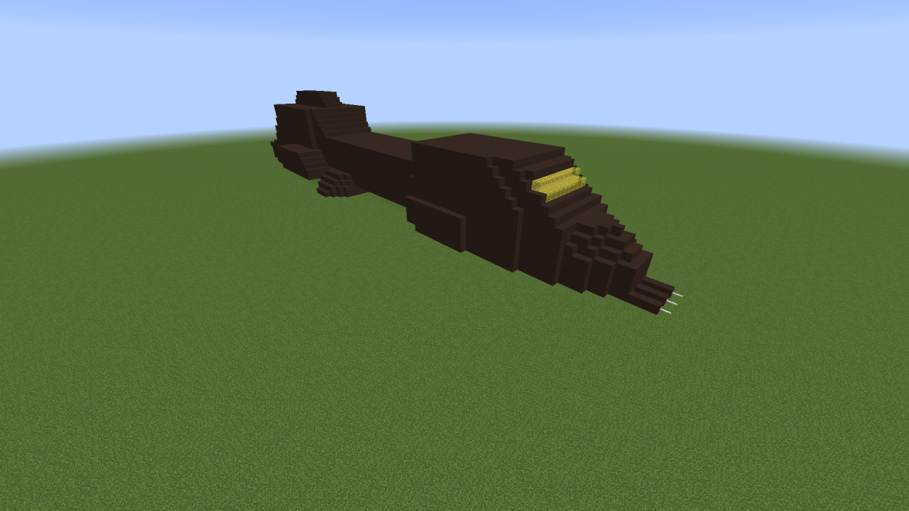 Star Wars Interceptor IV Class Frigate Minecraft Map