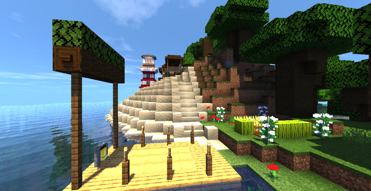 Coastal Home Minecraft Map