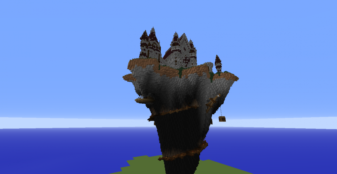 Floating Castle Minecraft Map